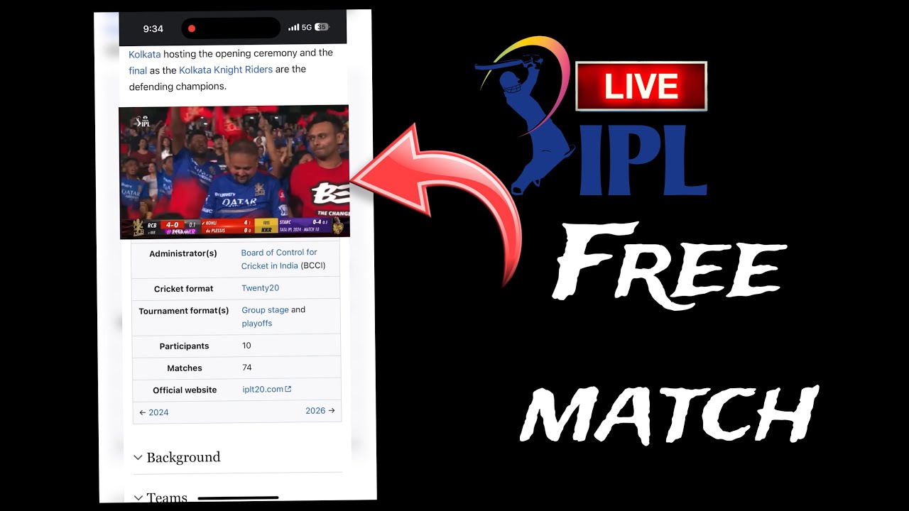 iPL match live Free - YouTube