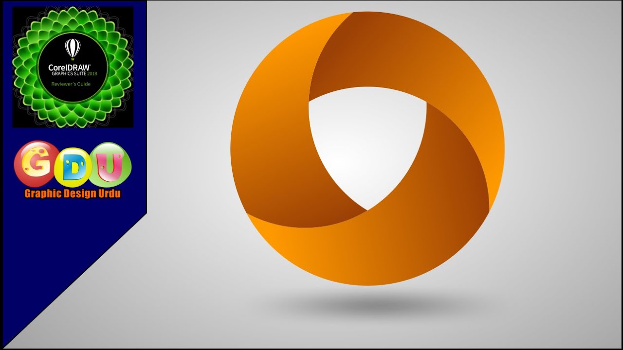 coreldraw tutorial | easy logo design | logo with circle - YouTube