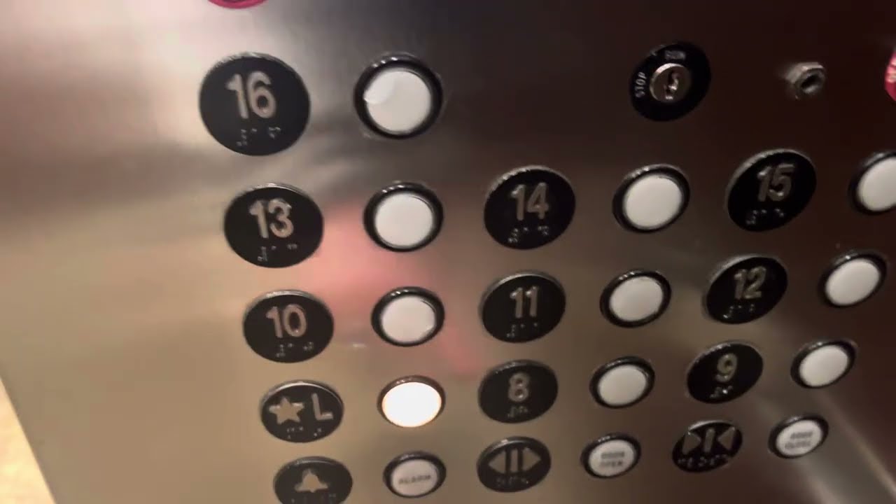 350 FPM Dover Traction Elevators @ 355 Alhambra, Coral Gables, FL - YouTube
