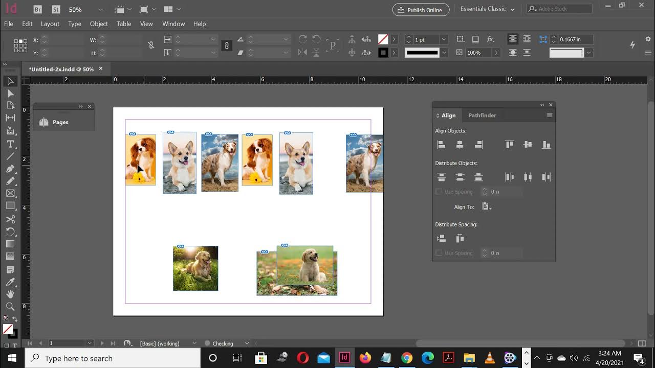 INDESIGN Align Object Panel - YouTube