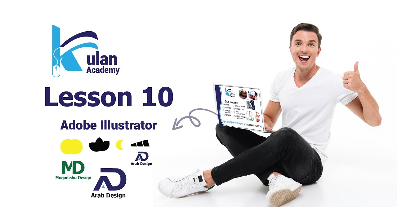 Lesson 10 Adobe Illustrator Logo Design - YouTube