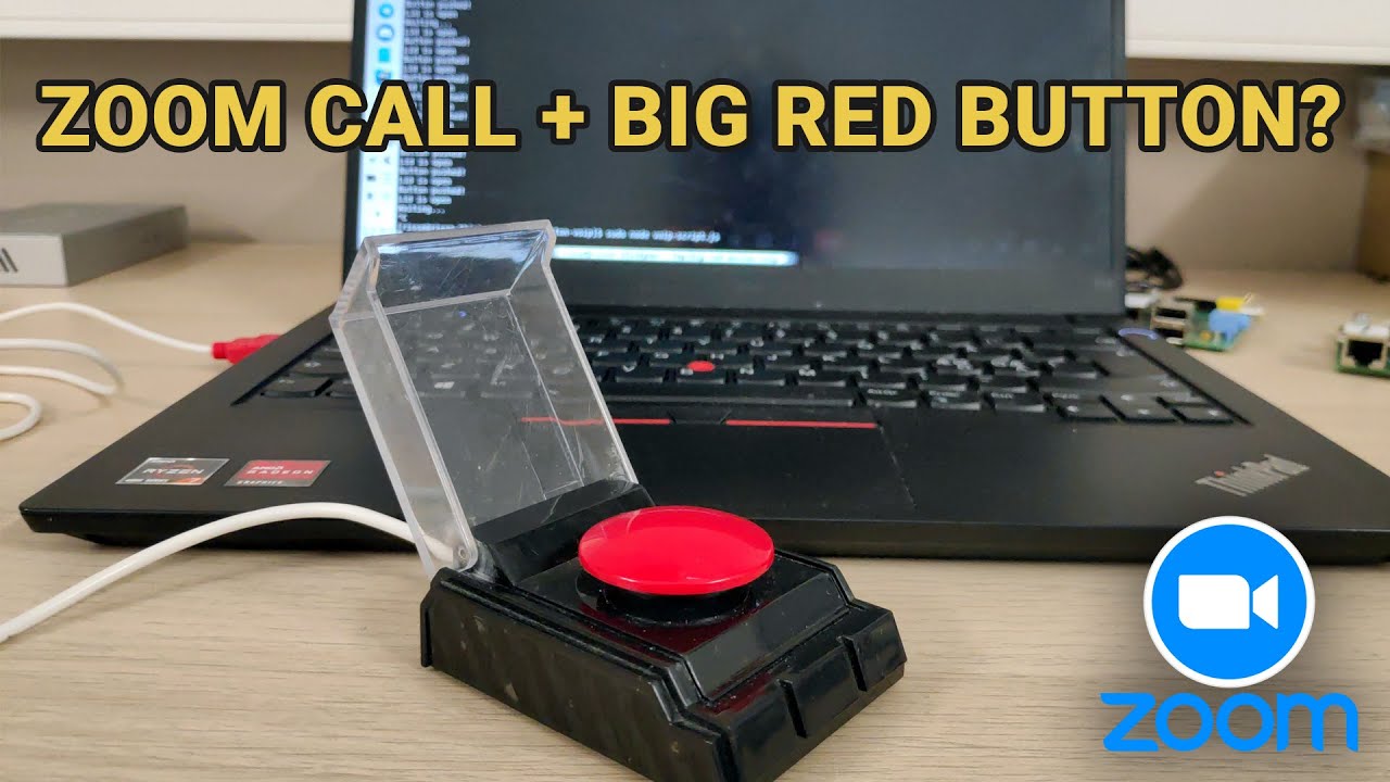 Smashing Big Red Button to Leave a Conference Call - YouTube