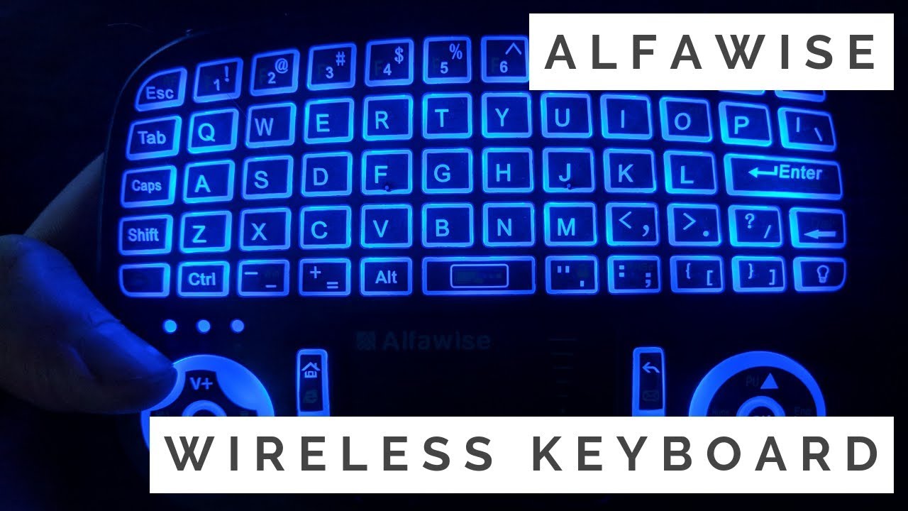 Alfawise Wireless Keyboard Review and Teardown - YouTube