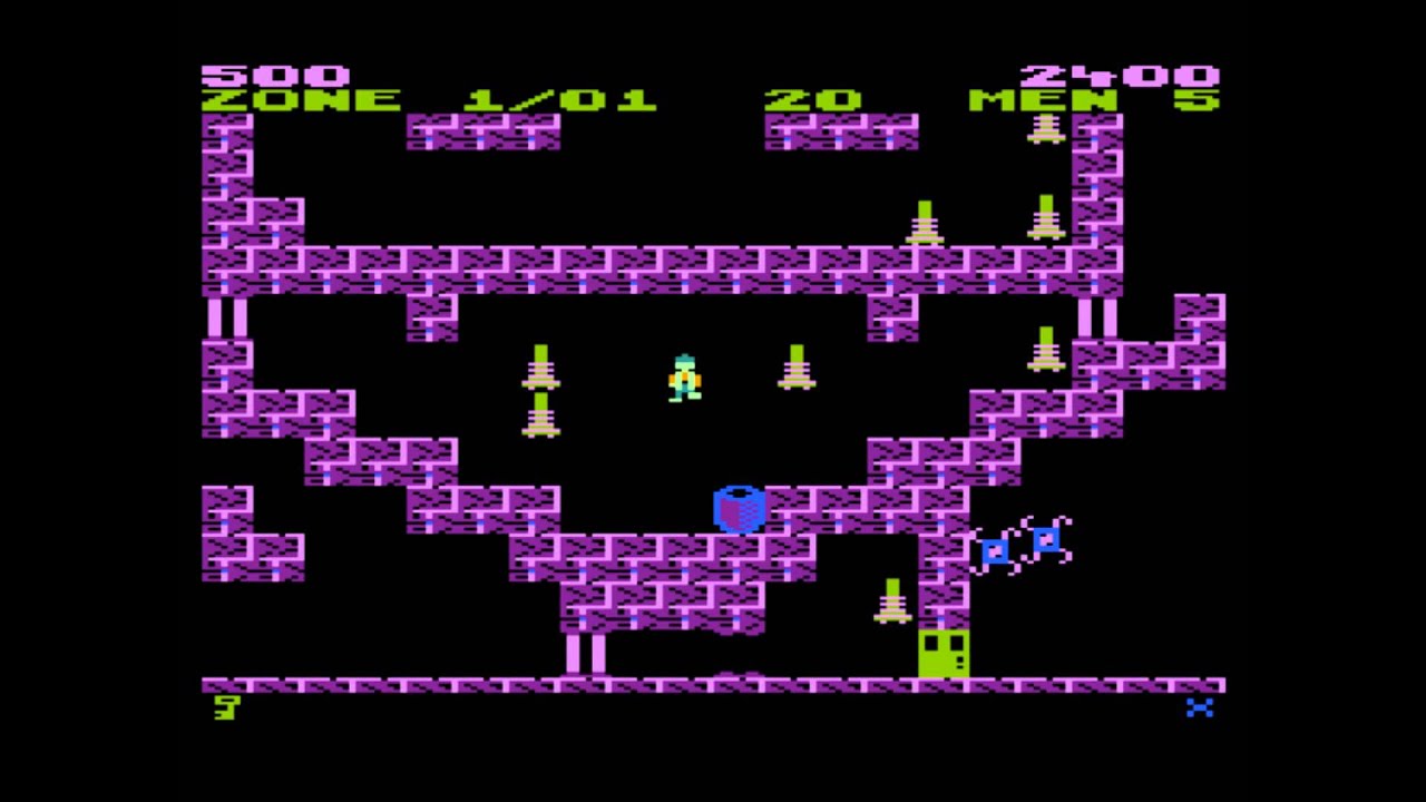 Zone X for the Atari 8-bit family - YouTube