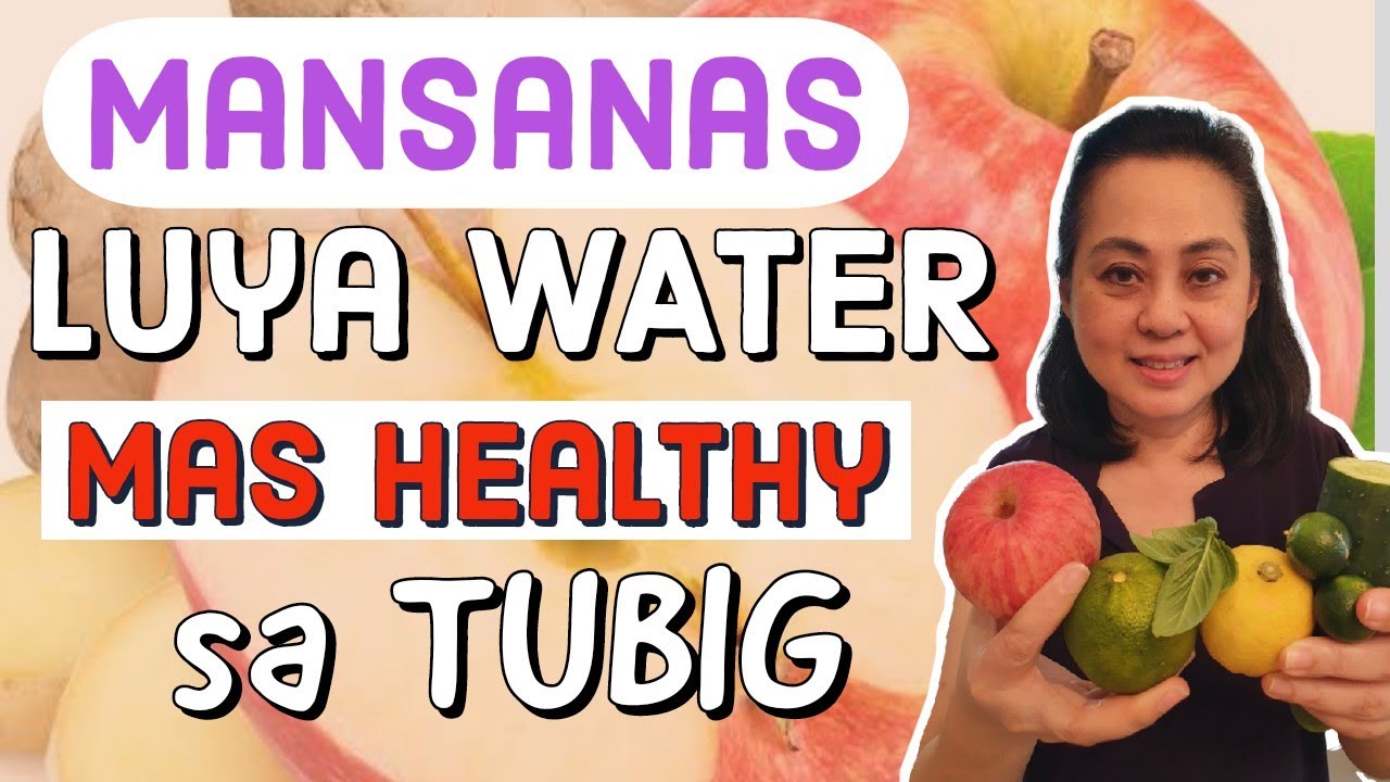 Mansanas, Luya Flavored Drink: Mas Healthy Kaysa Tubig - Payo ni Doc ...