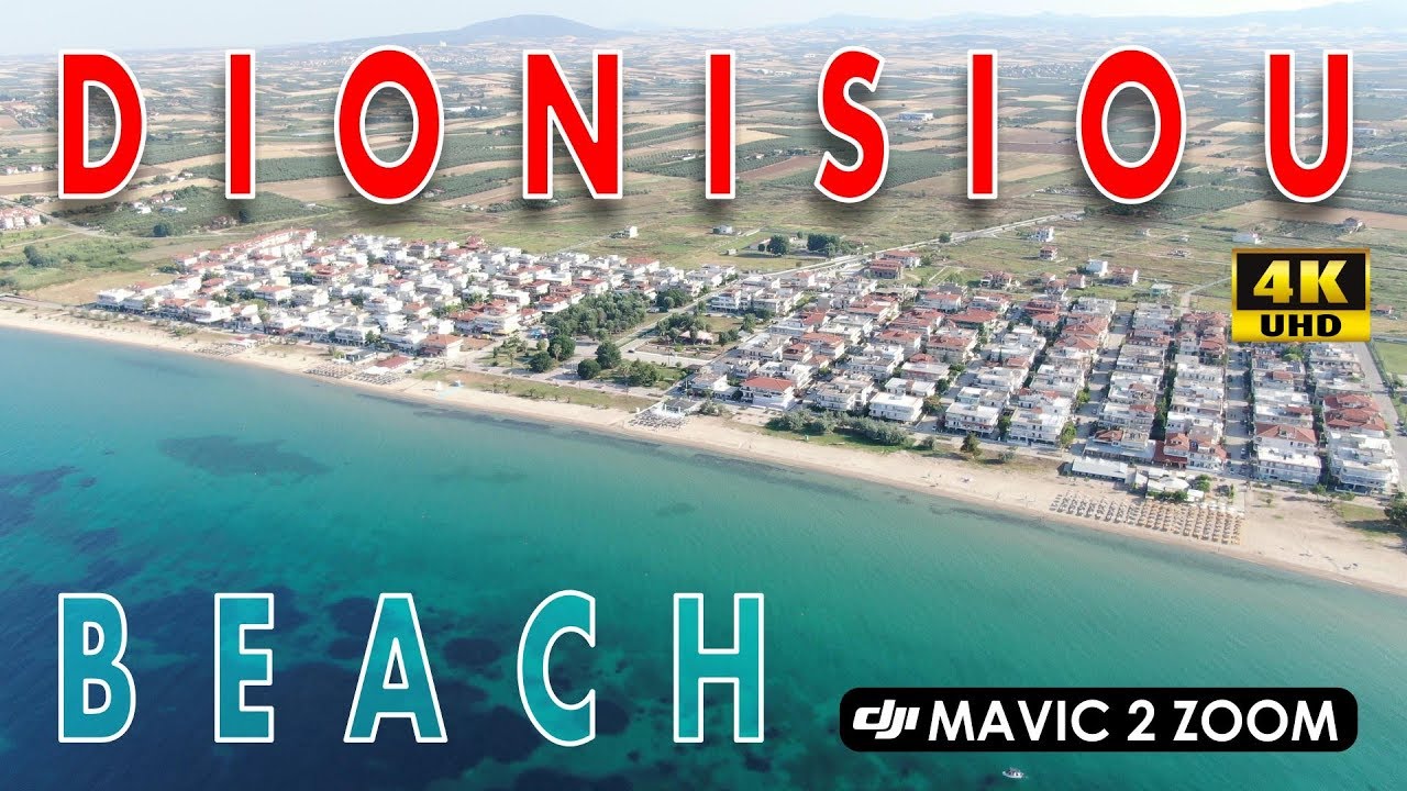 Dionisos or Dionisiou beach - Chalkidiki - Dji mavic 2 zoom - YouTube