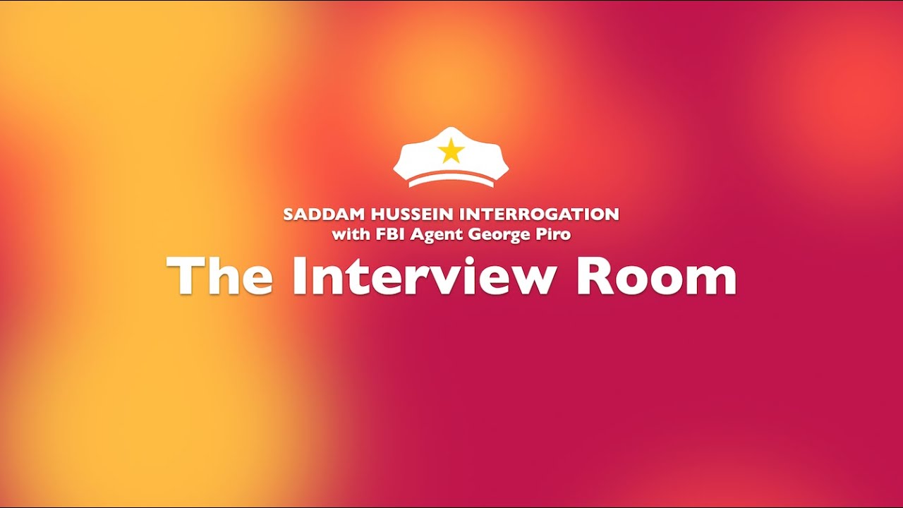 How to Set Up an Interrogation Room: FBI Agent George Piro - YouTube
