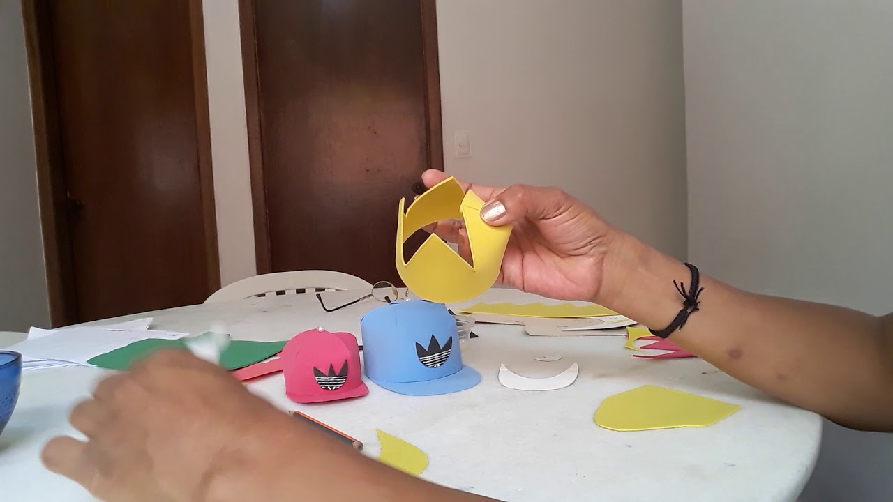 Como fazer boné de EVA. - YouTube