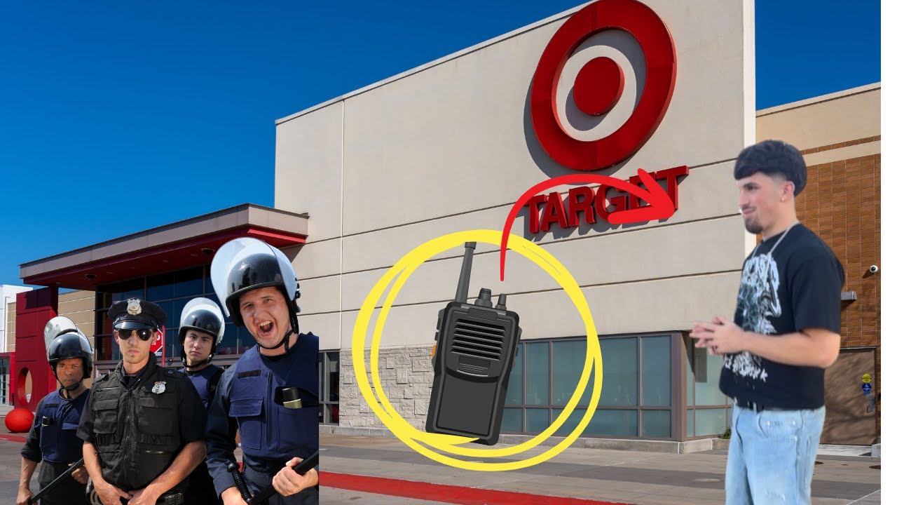 Walkie Talkie Prank On Target Employees😂 (They Were Confused!) - YouTube