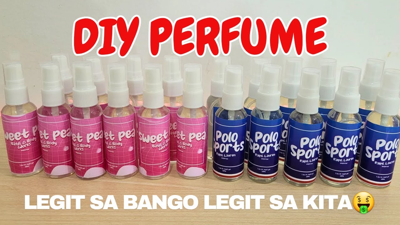 DIY PABANGO/PERFUME PANG NEGOSYO | COMPLETE COSTING | Tipid Tips atbp ...