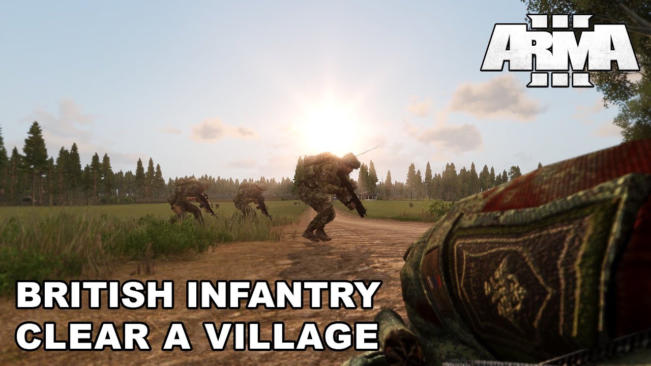Village Assault in Ruha (3CB BAF mod) | ARMA 3 Single Player - YouTube