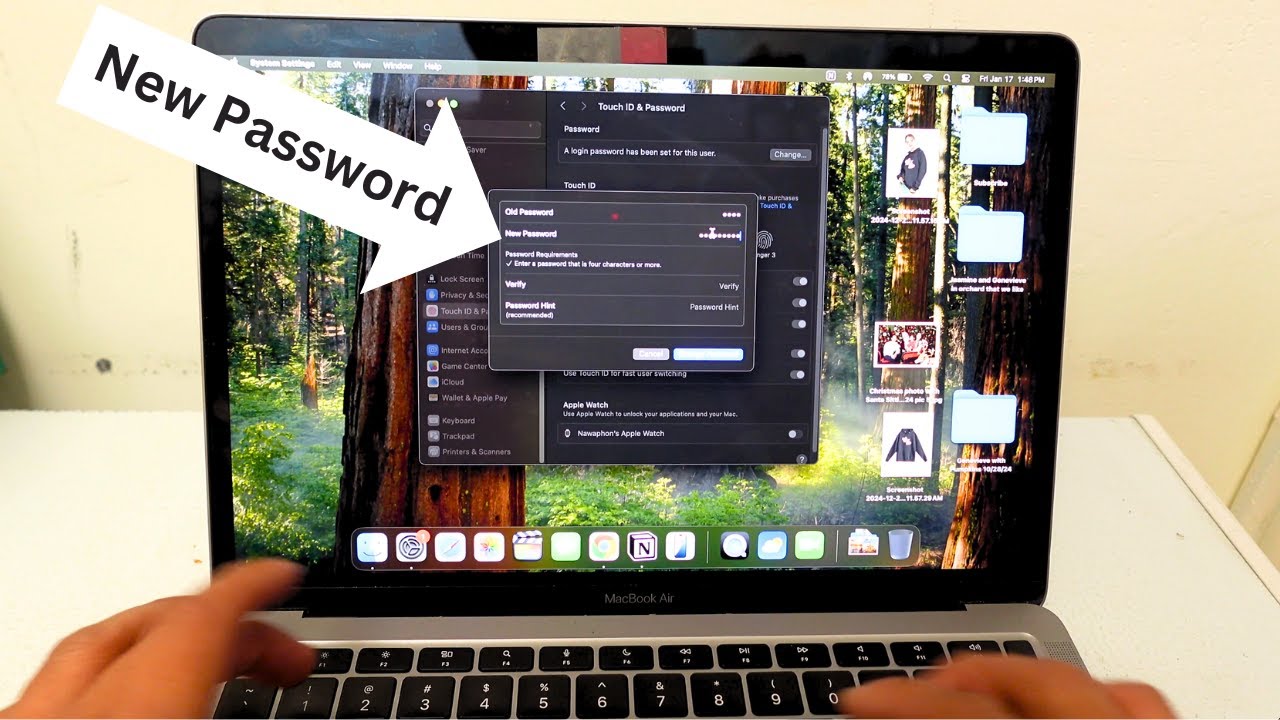 How To Change Your Macbook Password In 30 Seconds Or Less! - YouTube