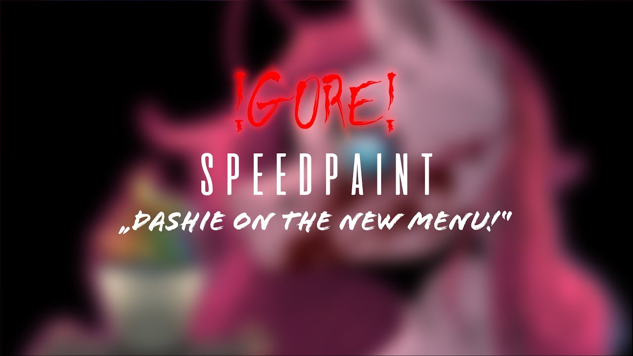 Speedpaint - Dashie on the new menu! /GORE/ - YouTube