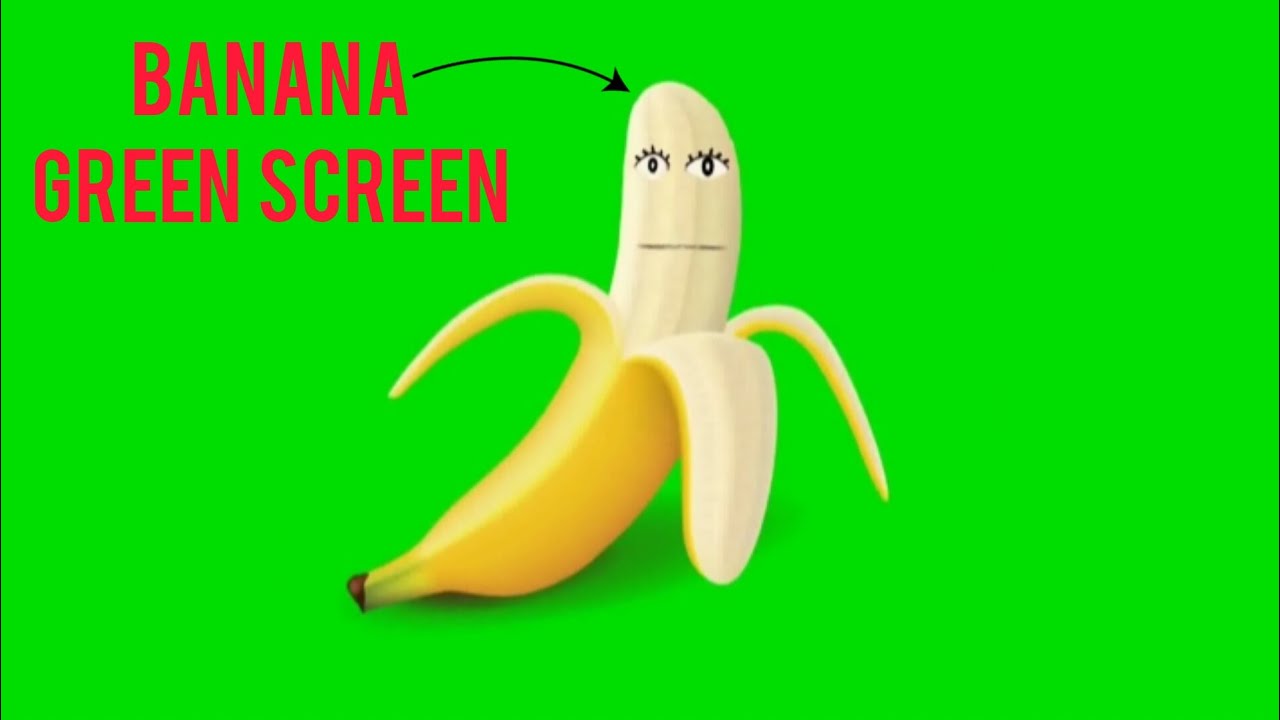 Banana 🍌 Talking Green Screen Animation #banana #chromakey #greenscreen ...