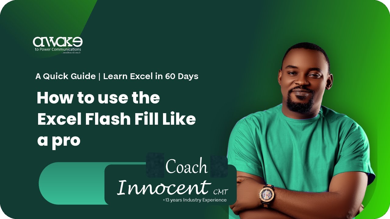 How to use the Excel Flash fill Like a pro | Time-Saving Data Tricks - YouTube