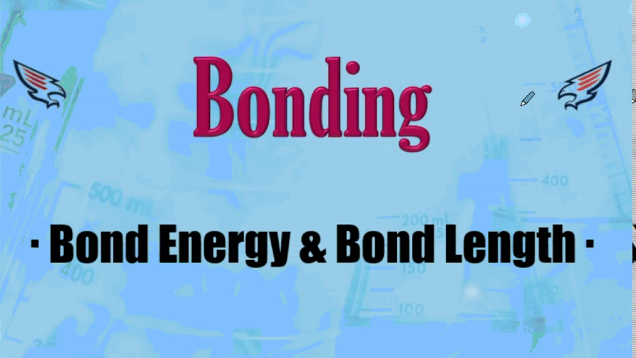 Bonding 5 IMF's and Bond Energy/Bond Length - YouTube