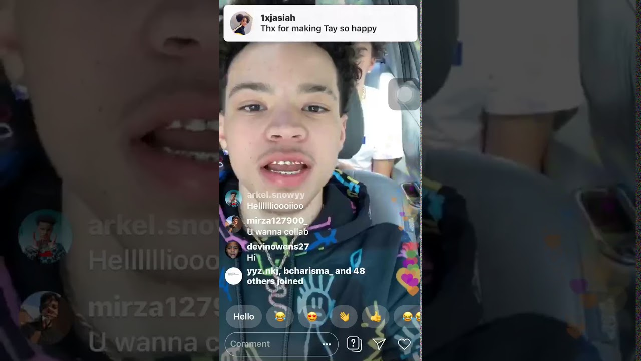 Lil mosey Instagram live - YouTube