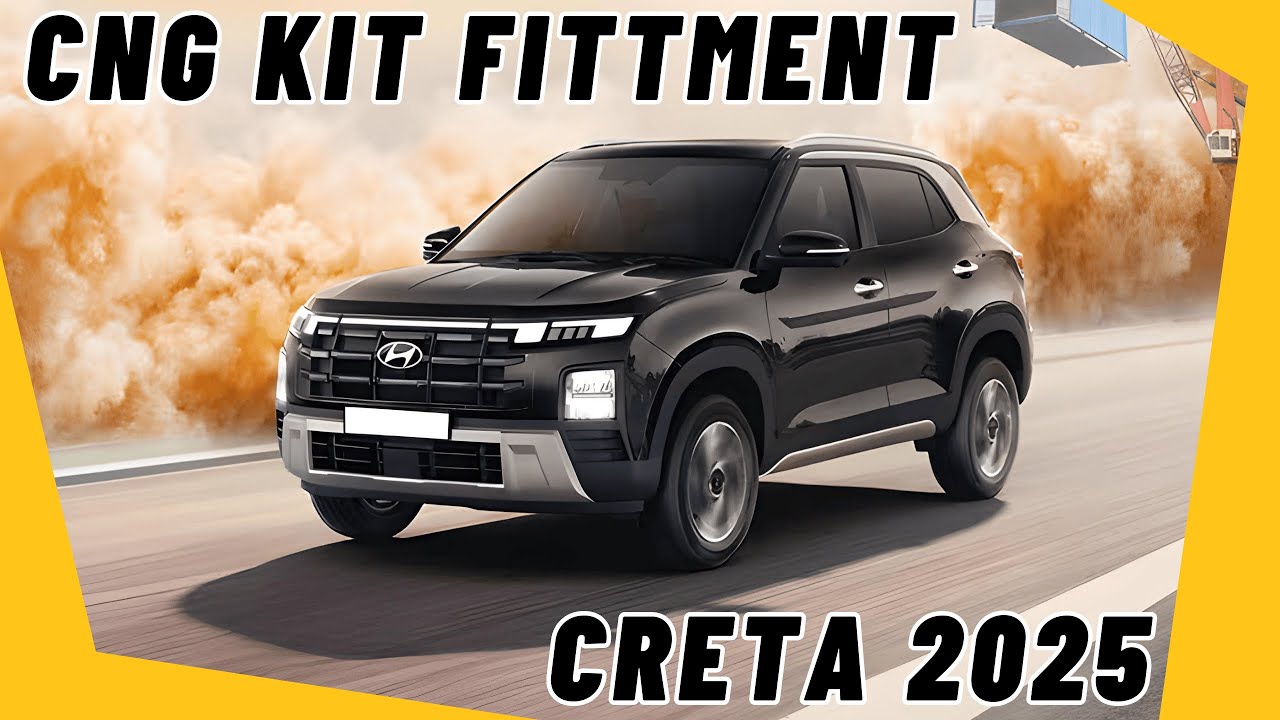 New Creta 2025 CNG Kit Fitting | 8-Injector Sequential CNG Installation ...