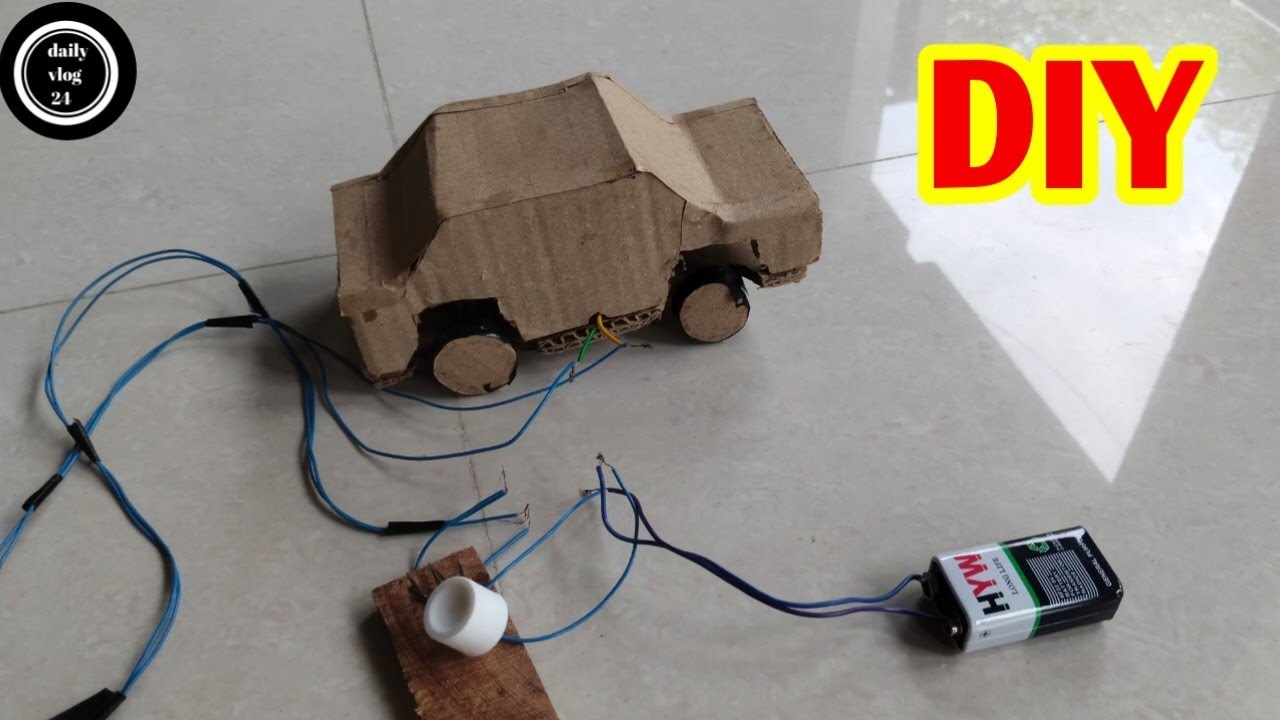 diy car with cardboard।।make car with cardboard।। easy project make in ...