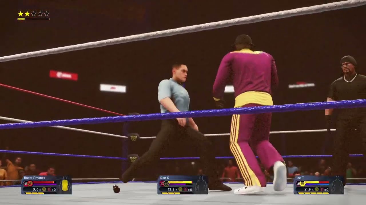 Def Jam Wrestling 2K20 - Dan G / Busta Rhymes / Ice-T - YouTube