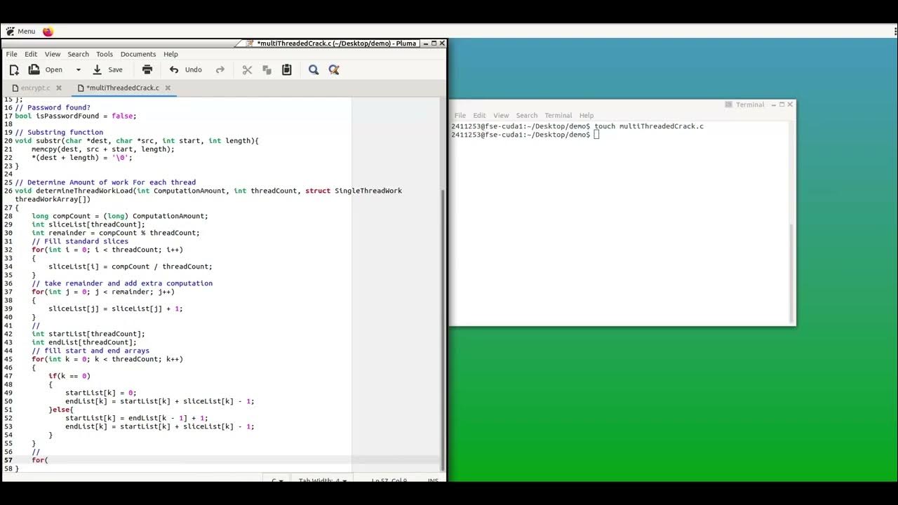 Password Cracking in C using Pthreads - YouTube