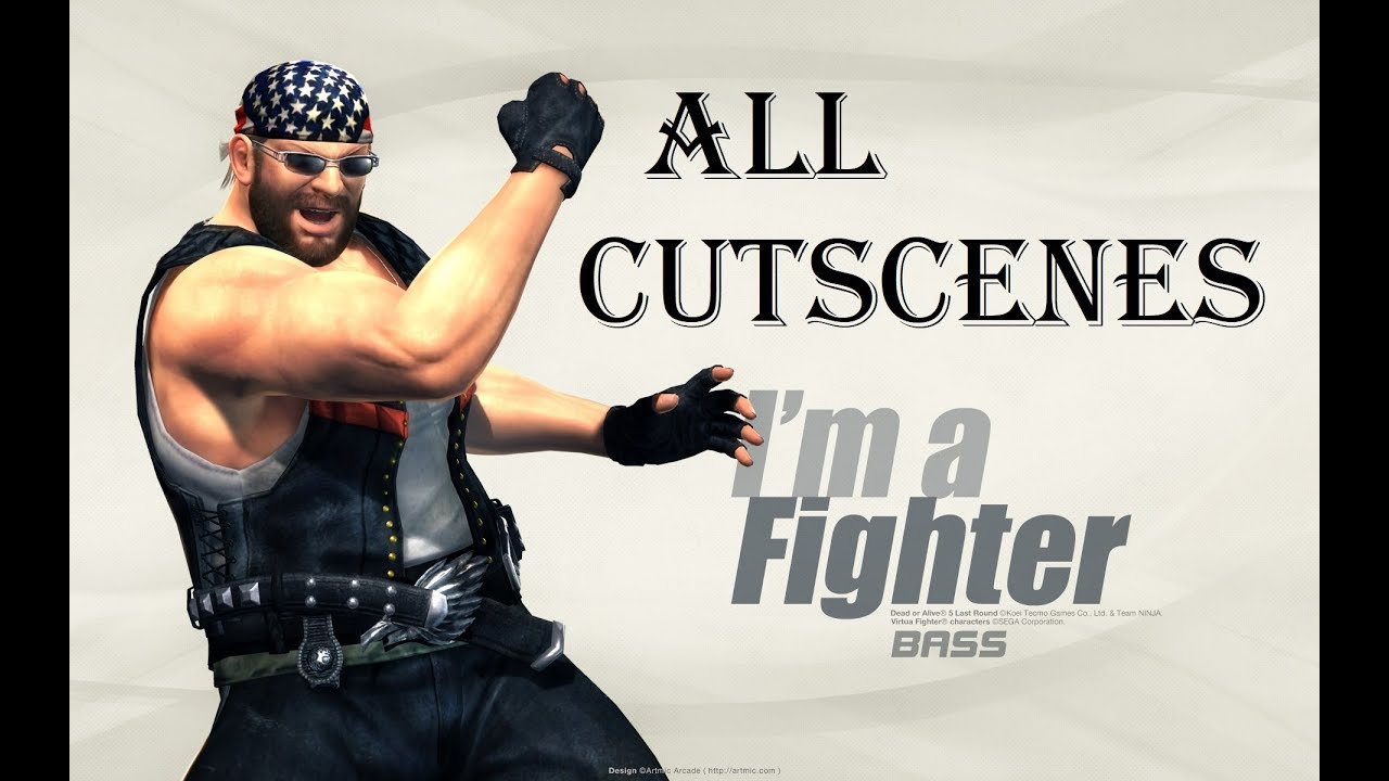 Dead Or Alive 5 - ALL Bass - Mr Strong Character Cutscenes Story Mode ...