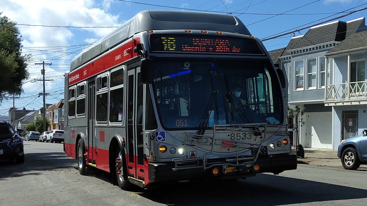 SF Muni 66 Quintara Route Announcements - YouTube