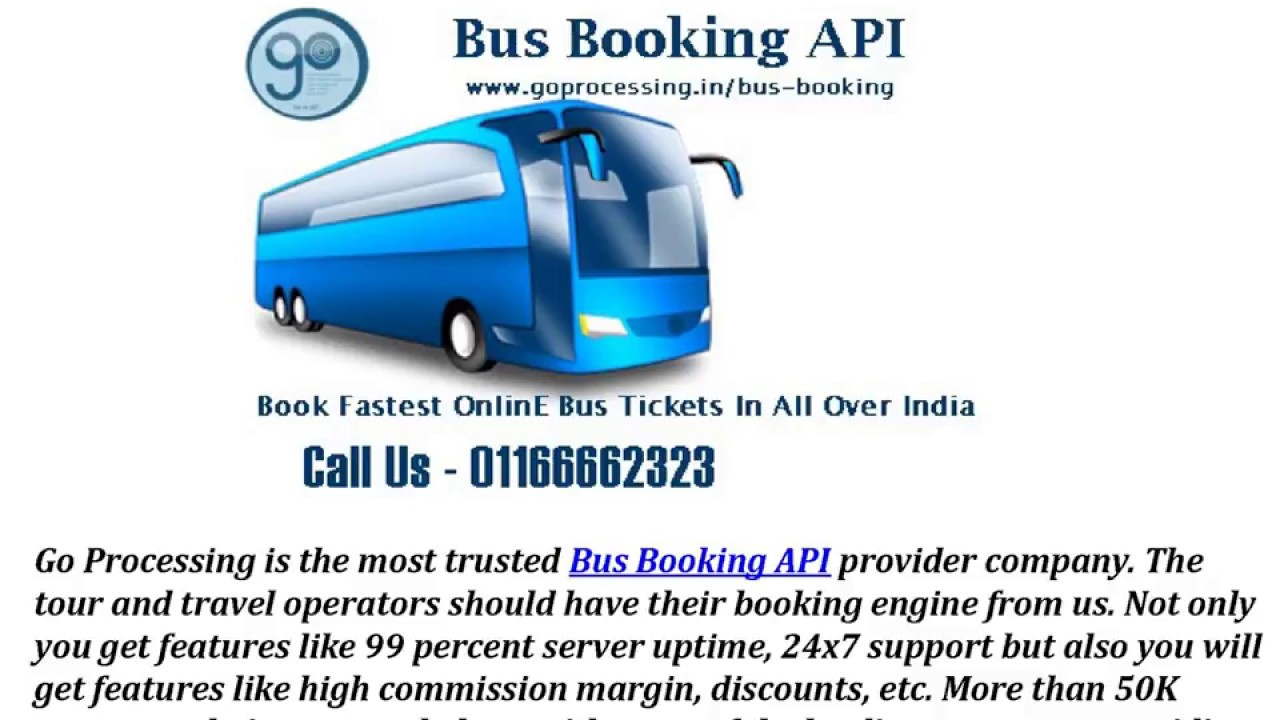 BUS BOOKING API - Start Your Own Online Ticket Reservation Business ...