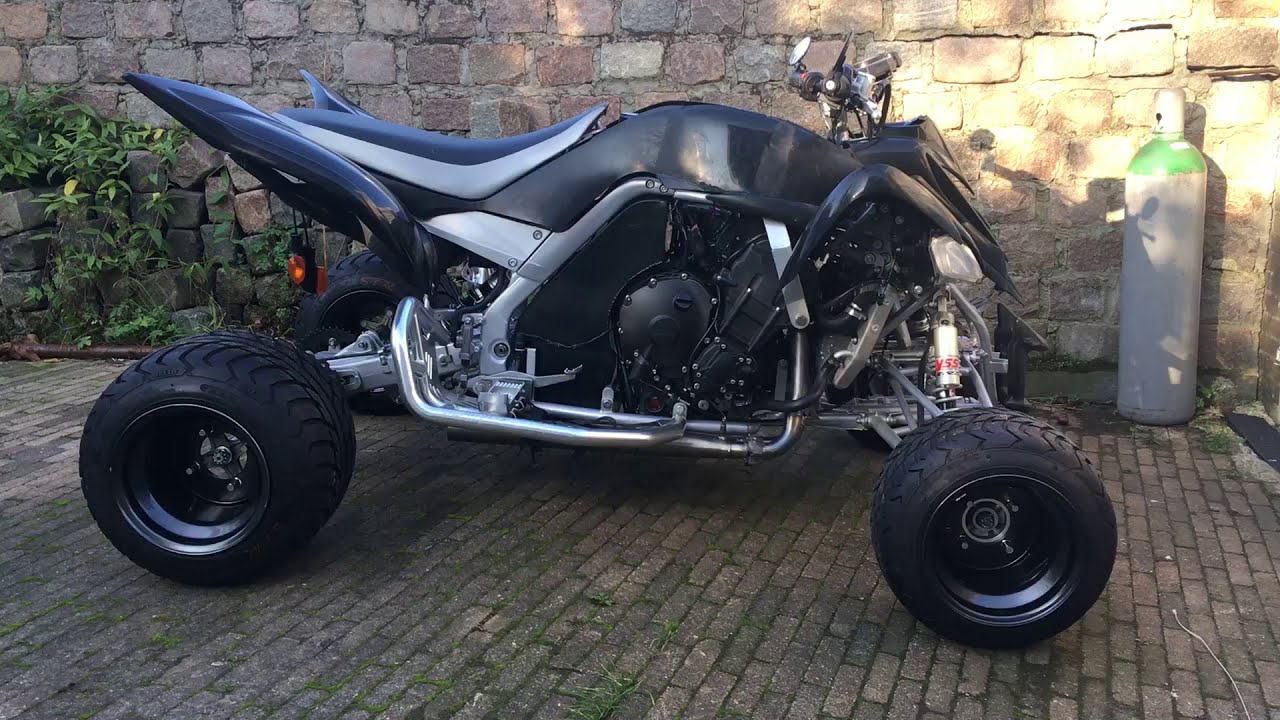 YAMAHA YFM 1000 RAPTOR R1 BIG BANG 2010 - YouTube