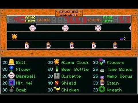 Shooting Gallery (DOS) - Game Play - YouTube