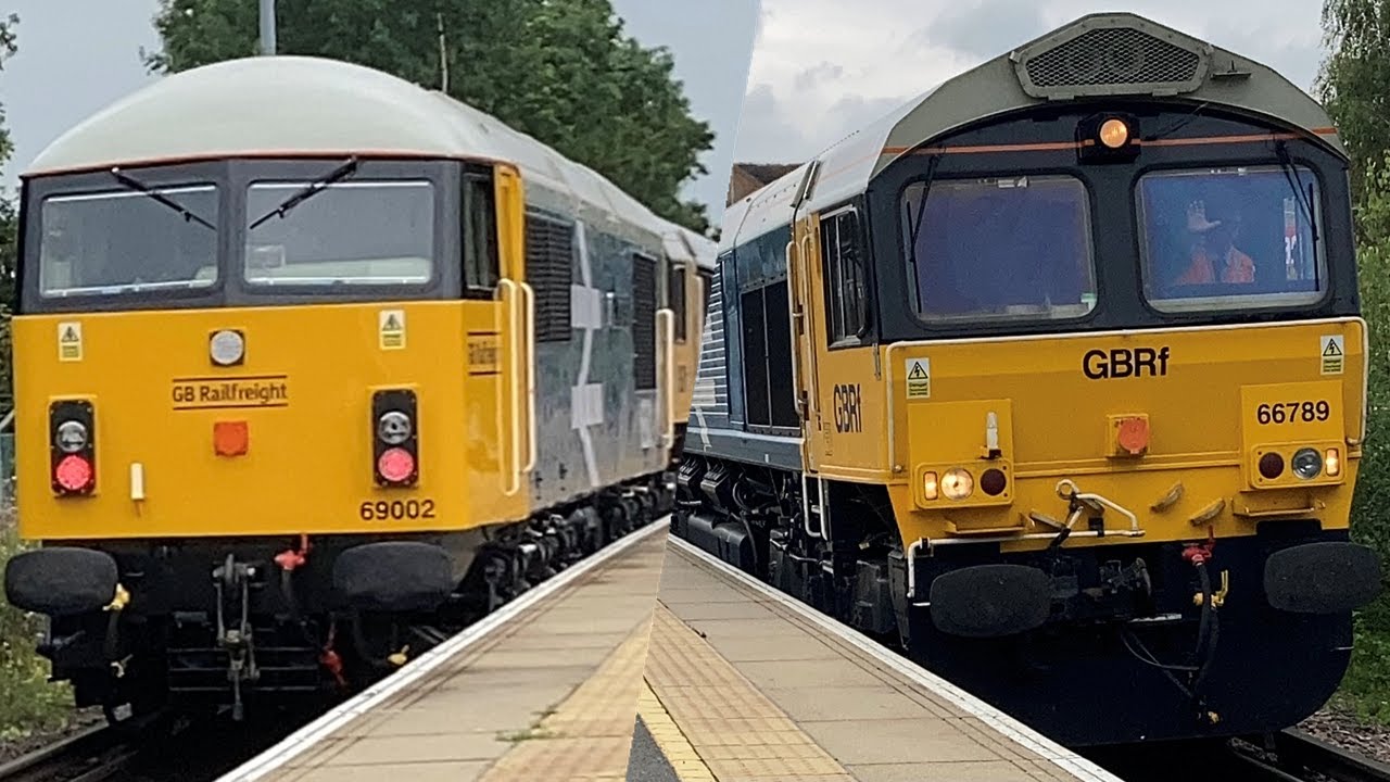 BR Blue 66789 + 69002 Pass Petts Wood - YouTube