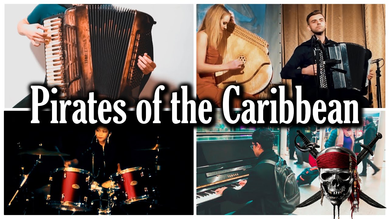Pirates of the Caribbean | He's a Pirate (Accordion, Bandura, Drum ...