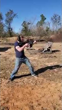 .50 beowulf AR binary trigger mag dump - YouTube