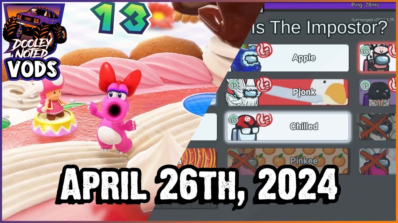 Mario Party/Among Us - VOD from April 26th, 2024 - YouTube