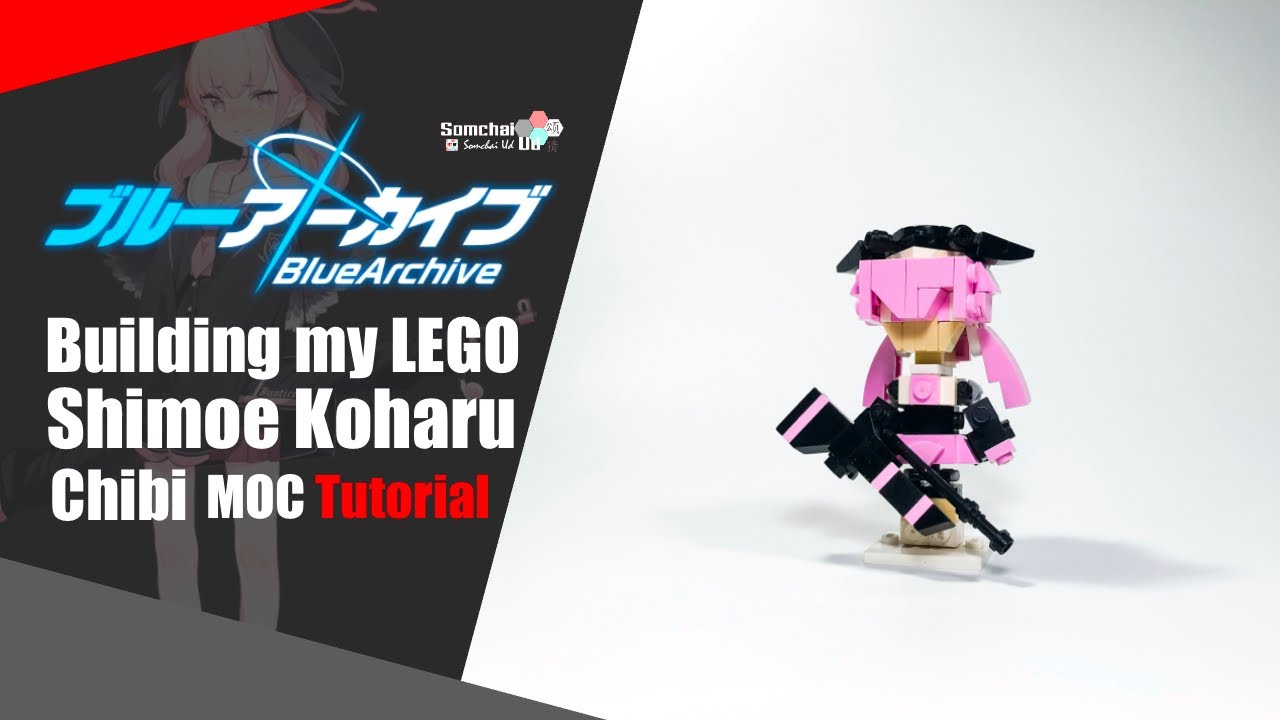 LEGO Blue Archive Shimoe Koharu Chibi MOC Tutorial | Somchai Ud - YouTube