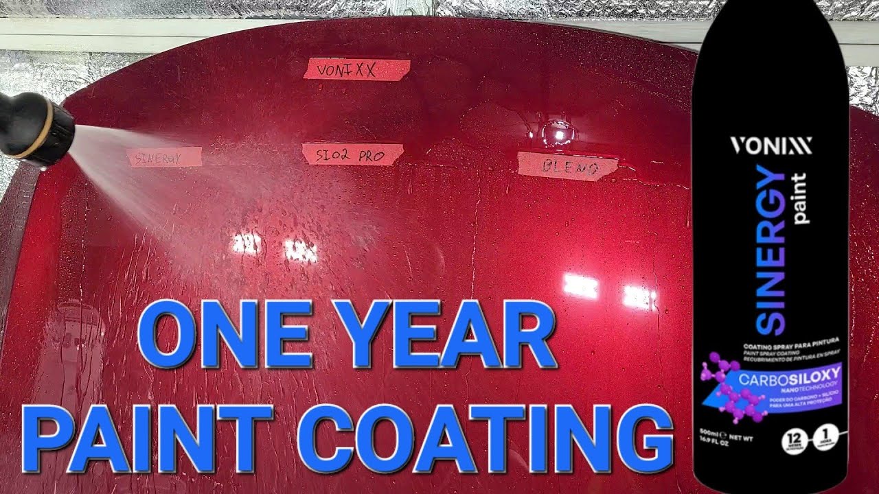 [NEW] Vonixx SINERGY 1 Year Paint Coating - Test & Performance - YouTube