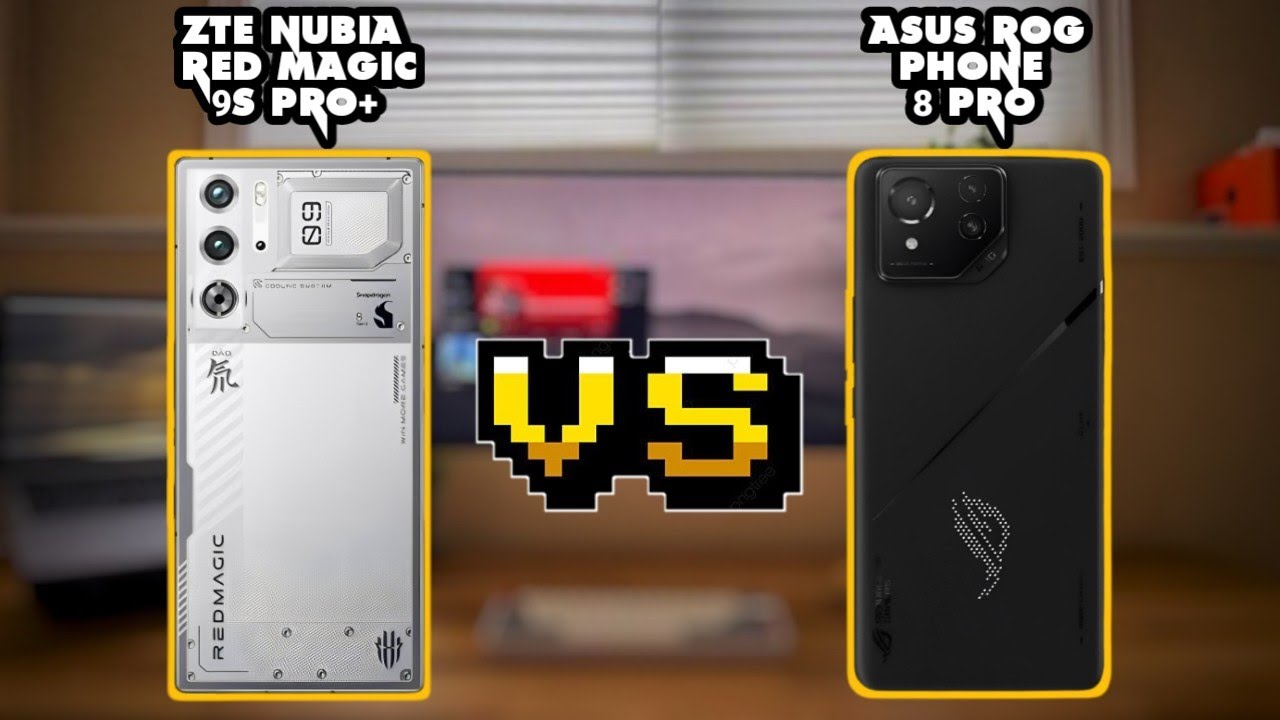 ZTE NUBIA RED MAGIC 9S PRO+ VS ASUS ROG PHONE 8 PRO | Hookyutech - YouTube