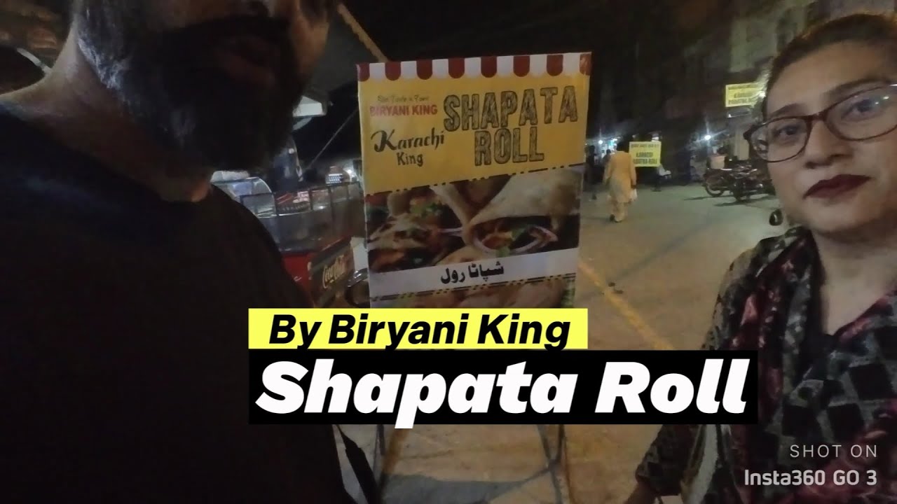 Shapata Roll (paratha roll) by #BiryaniKing #food #pratha #paratharoll ...