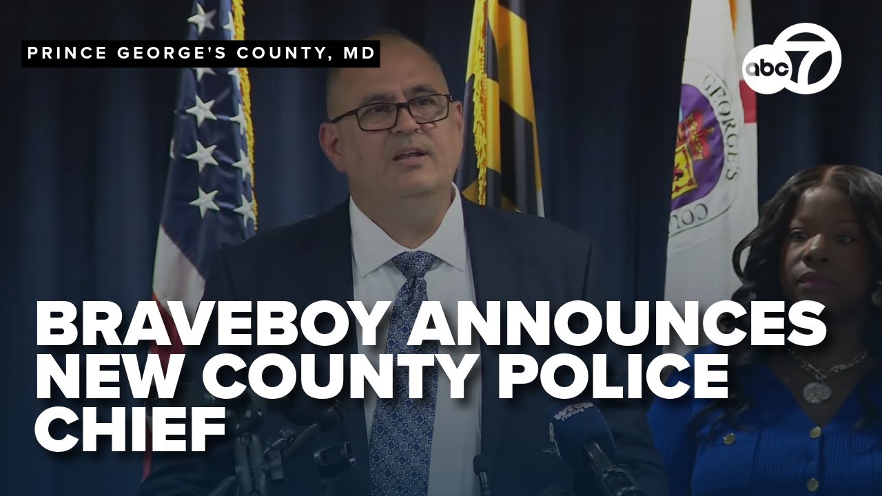 Meet the newly appointed police chief of Prince George's County - YouTube