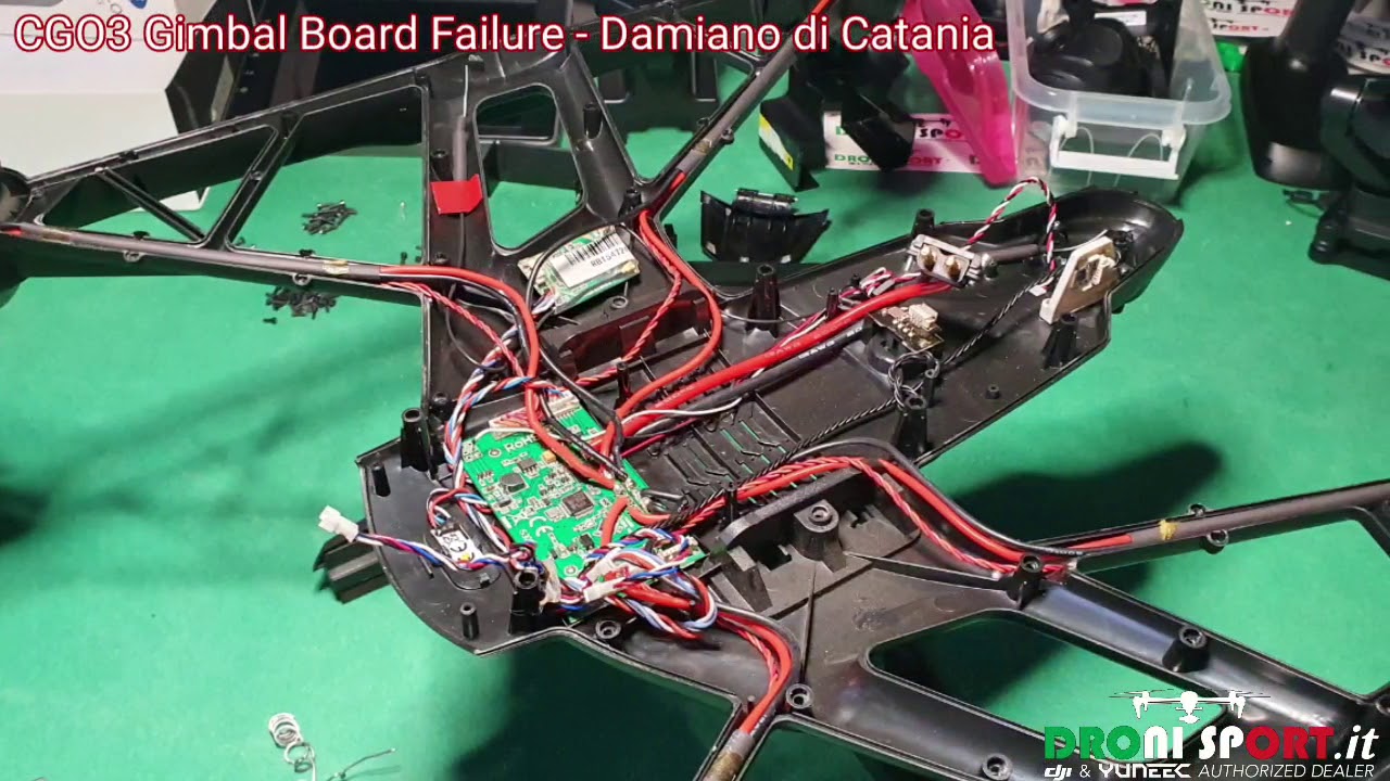 Riparazione CGO3 Gimbal Board e comando FC tilt - YouTube