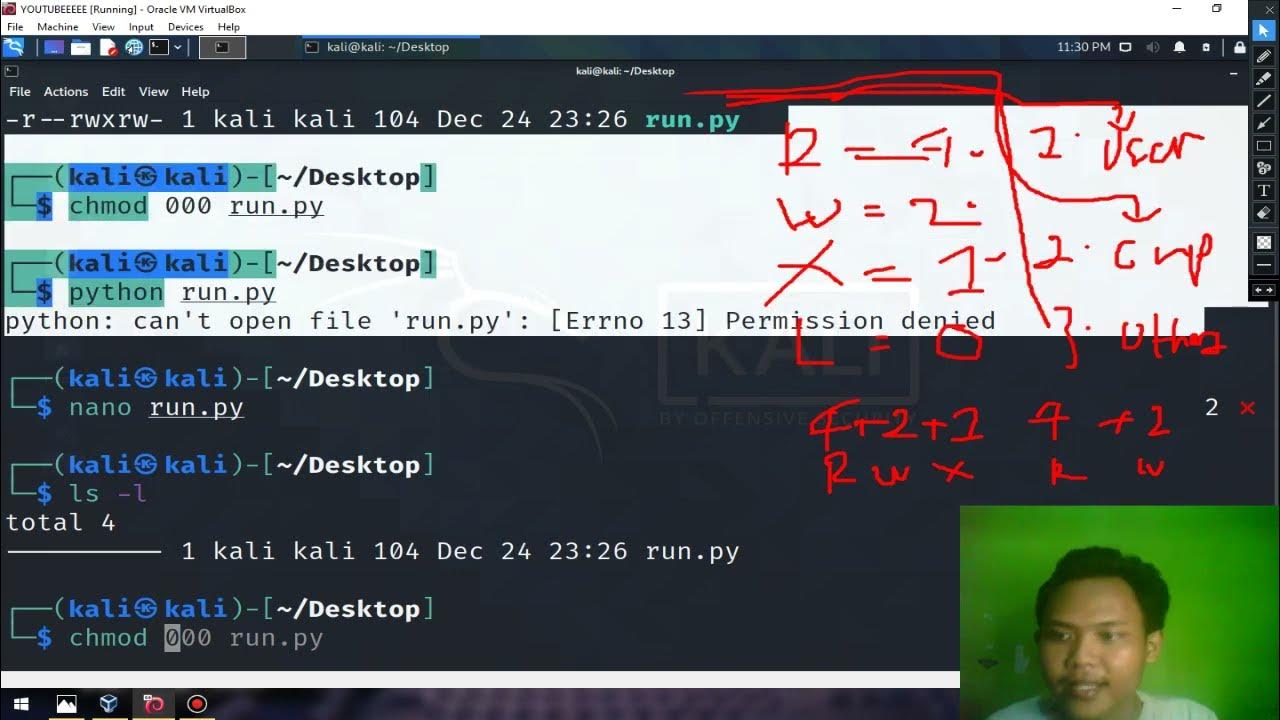 Perintah Lanjutan Hacking (Change Mode Numeric Method) #31 - YouTube