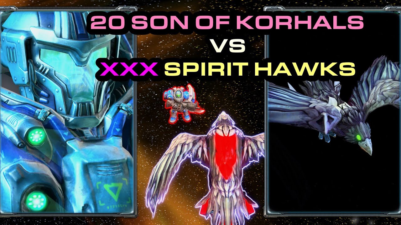 20 Sons of Korhal vs 3 Spirit Hawk | QUICK BATTLE #warcraft #starcraft ...