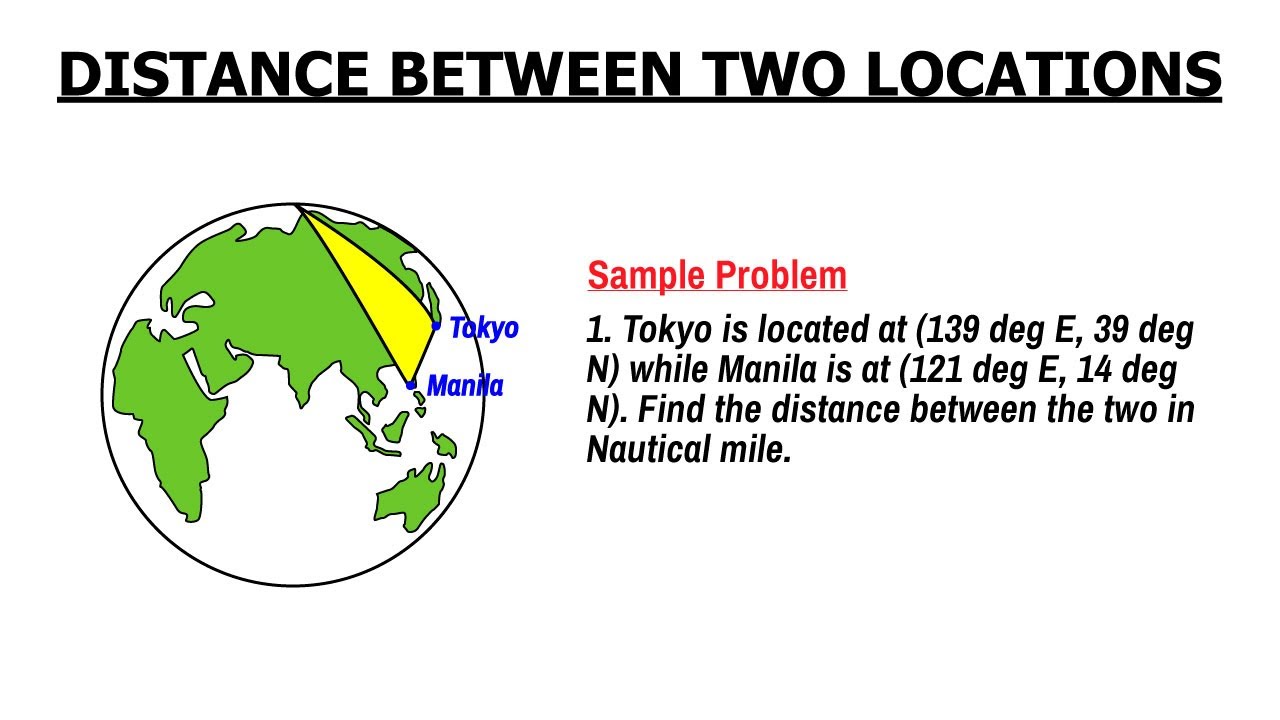 Distance Between Two Locations In Spherical Trigonometry YouTube distance-between-two-locations-in-spherical-trigonometry-youtube