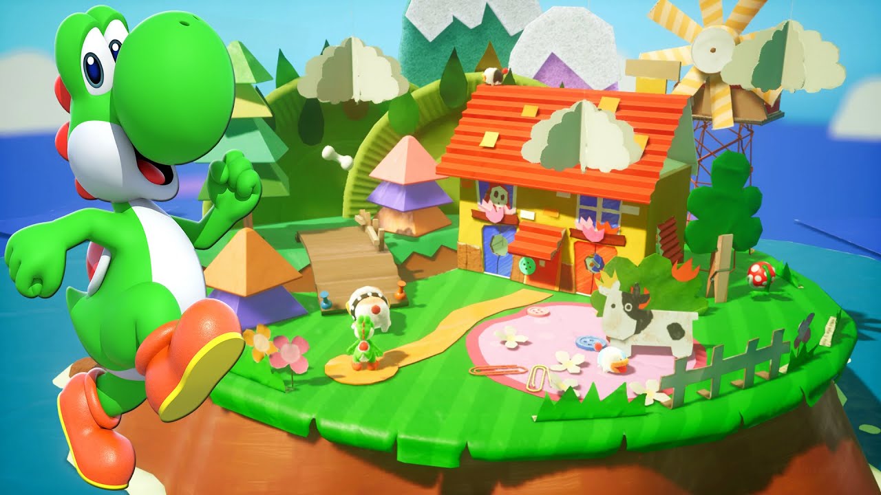 YOSHI Crafted World | Rail-Yard Run | NINTENDO - YouTube