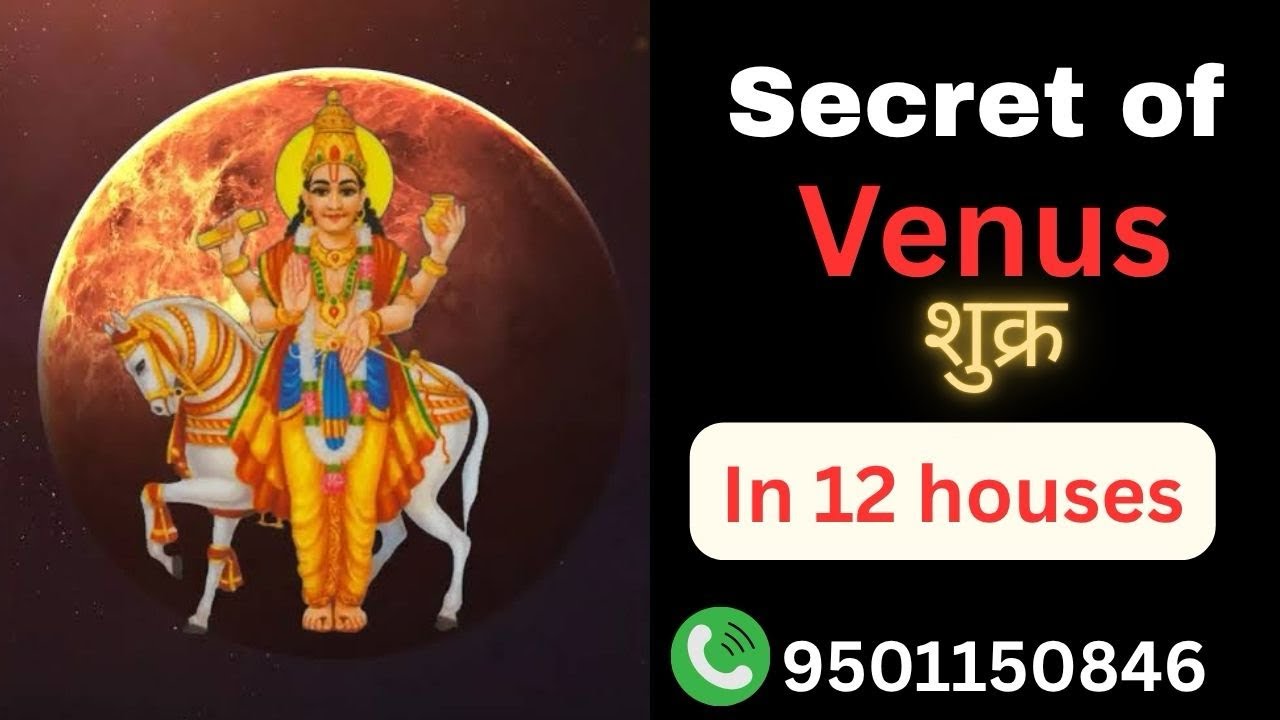 venus शुक्र in 12 Houses - YouTube