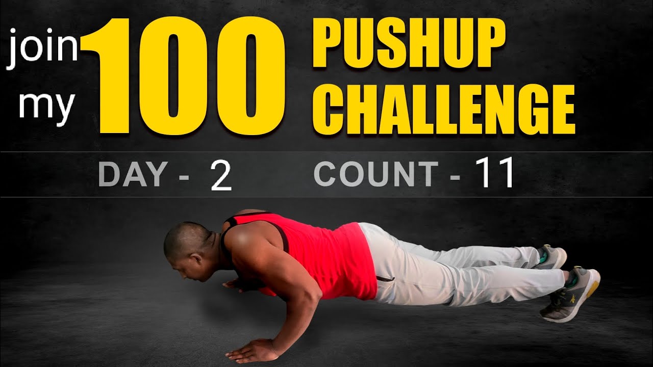 100 PUSH UPS CHALLENGE DAY -2 COUNT - 11 for beginners ...