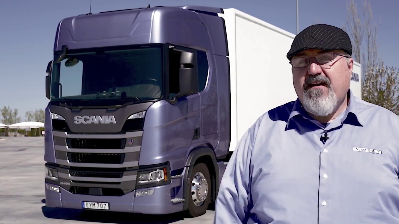 Prueba consumo New Scania R450 encamion com - YouTube
