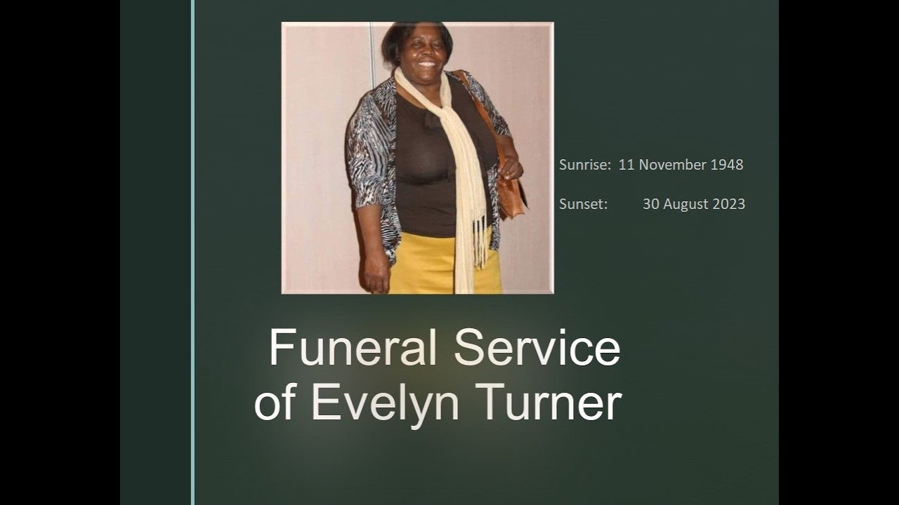 Funeral service of Evelyn Turner - YouTube