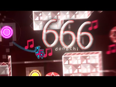 666 by dongchi (Medium Demon) (all coins) | Geometry Dash