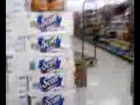 walking in walmart bare footed - YouTube